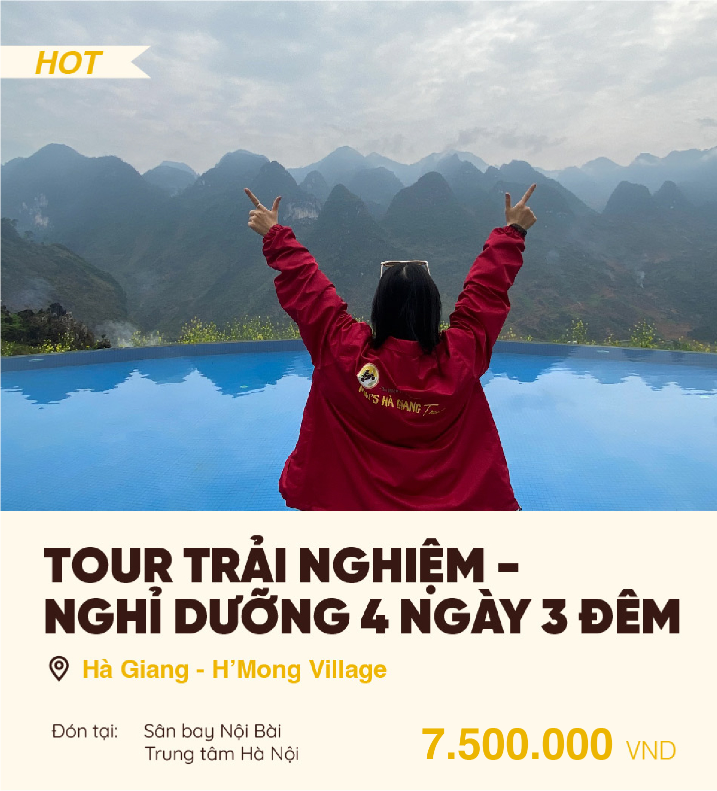 TOUR TRẢI NGHIỆM 4N3D HÀ GIANG - H'MONG VILLAGE